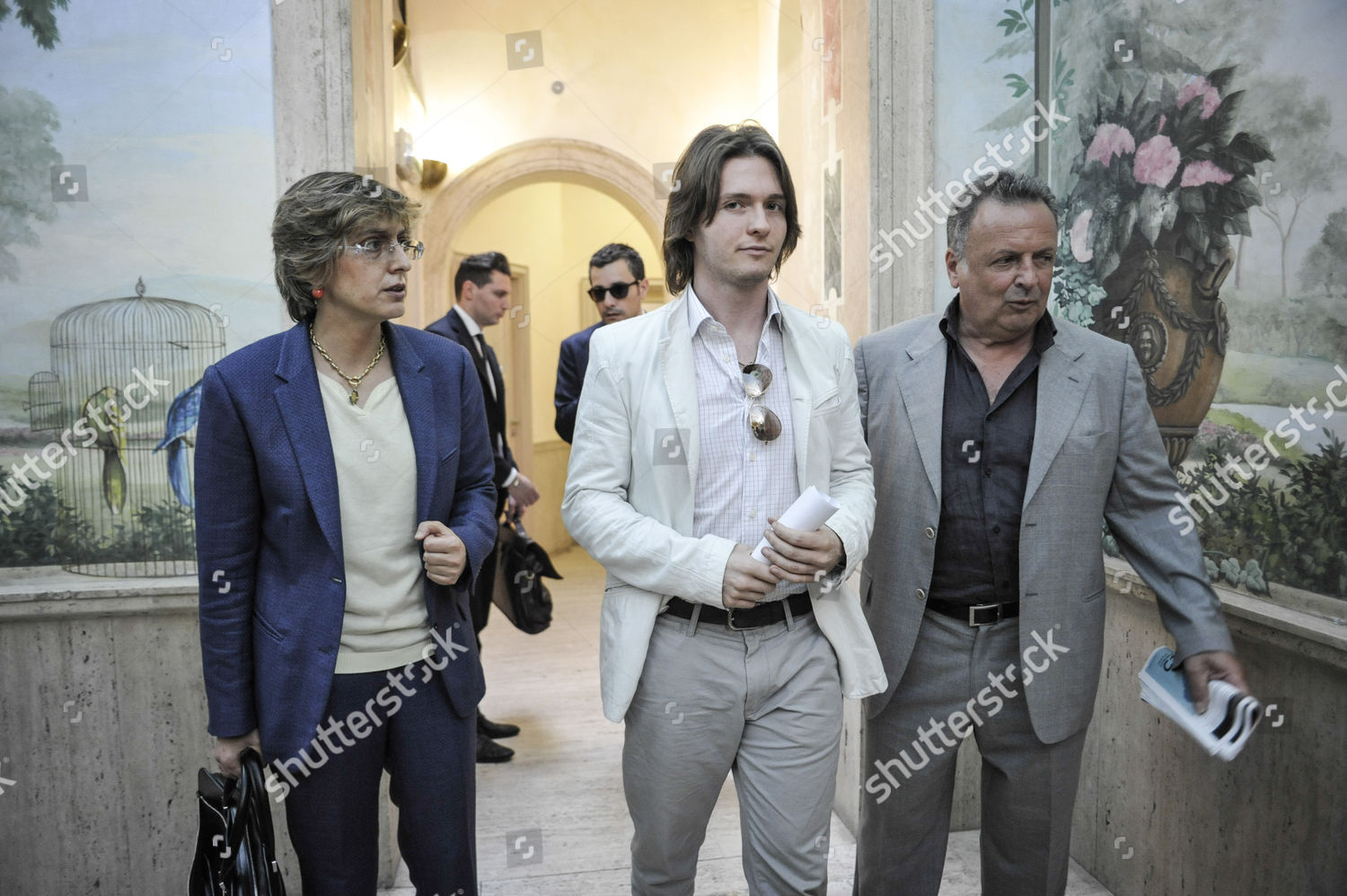 Raffaele Sollecito Lawyers Giulia Bongiorno Luca Editorial Stock Photo ...