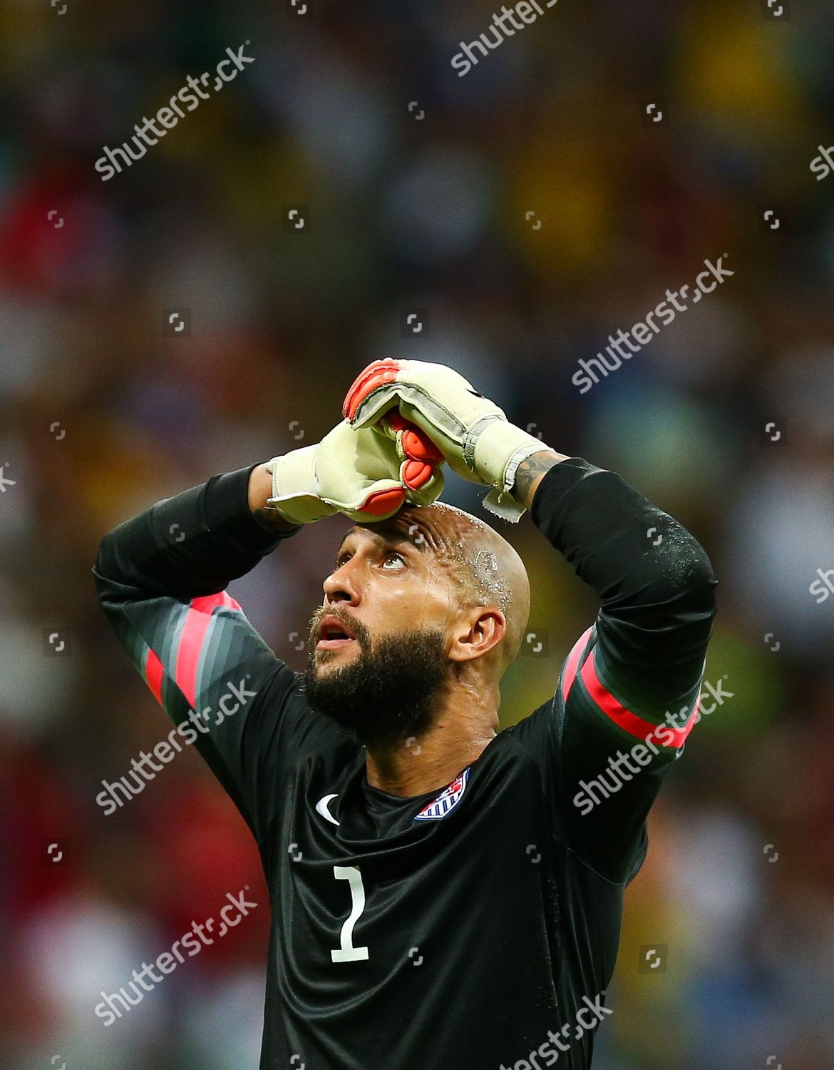 Usa Goalkeeper Tim Howard Shows Look Editorial Stock Photo - Stock ...