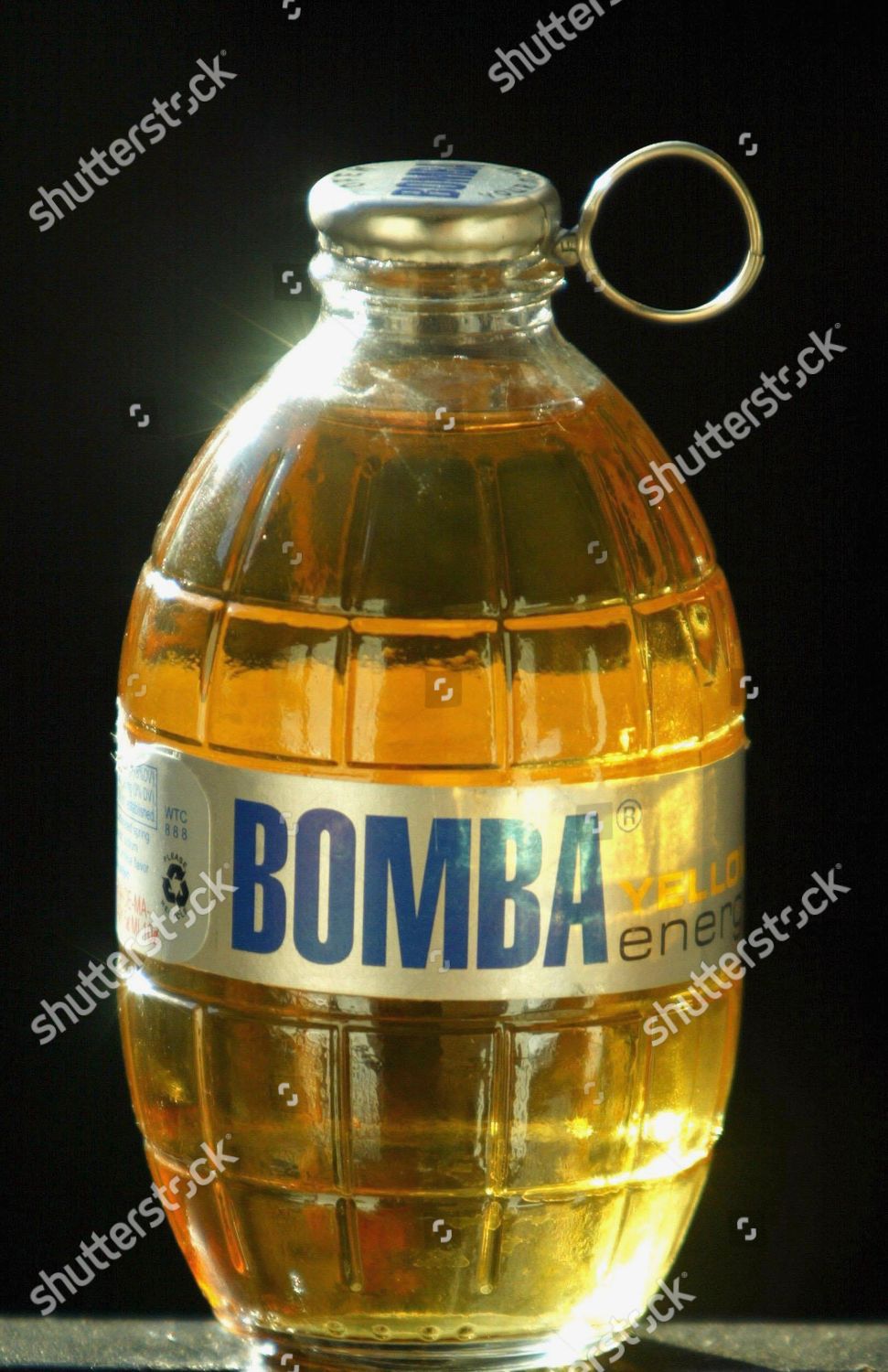 Bomba Yellow Energy Soft Drink Hand Editorial Stock Photo - Stock Image ...
