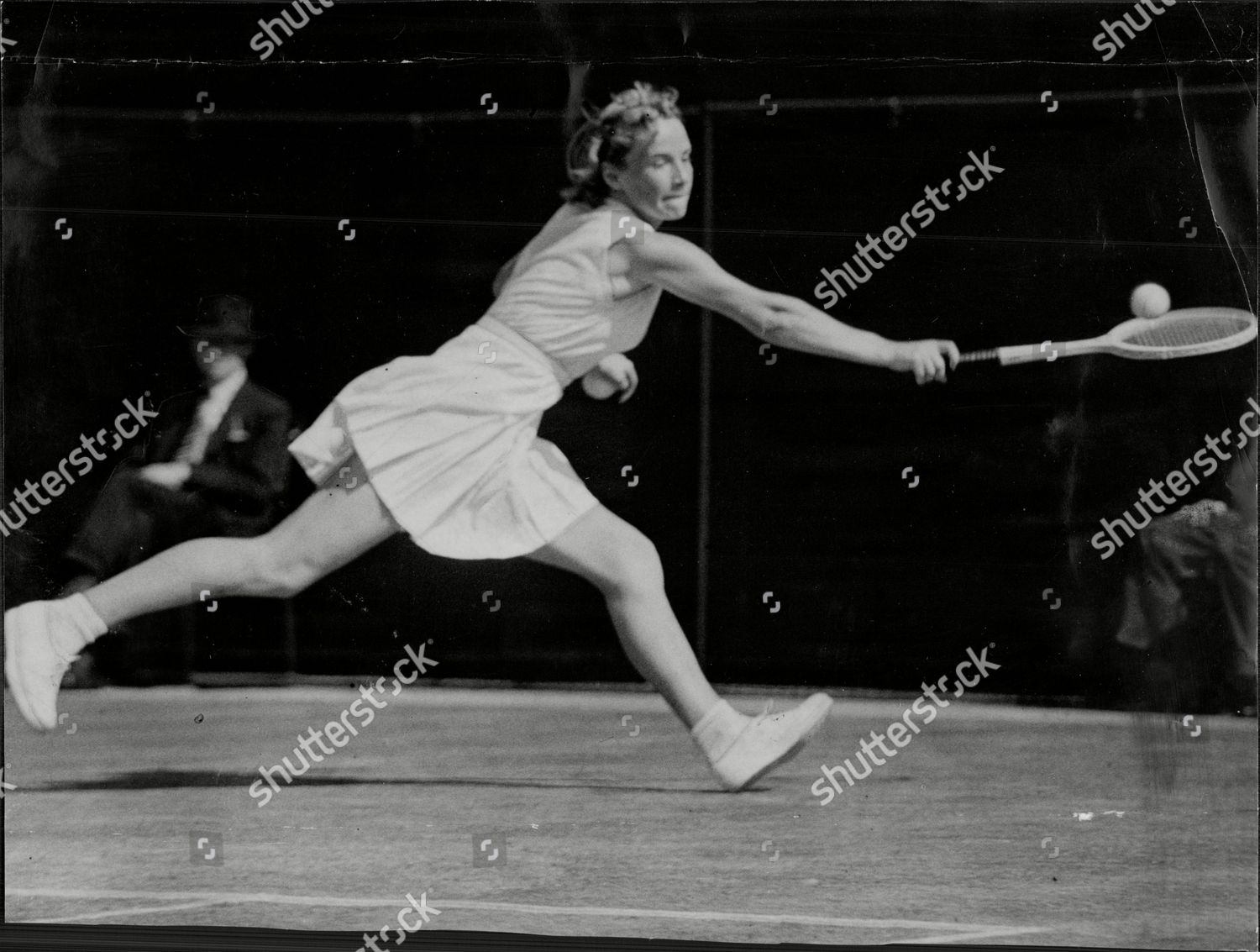 Miss Susan Partridge Tennis Player Action Editorial Stock Photo - Stock ...