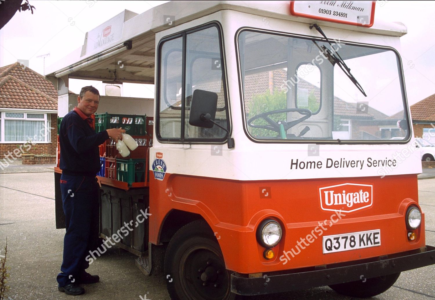 Milkman Milk Float Model Released Editorial Stock Photo - Stock Image ...