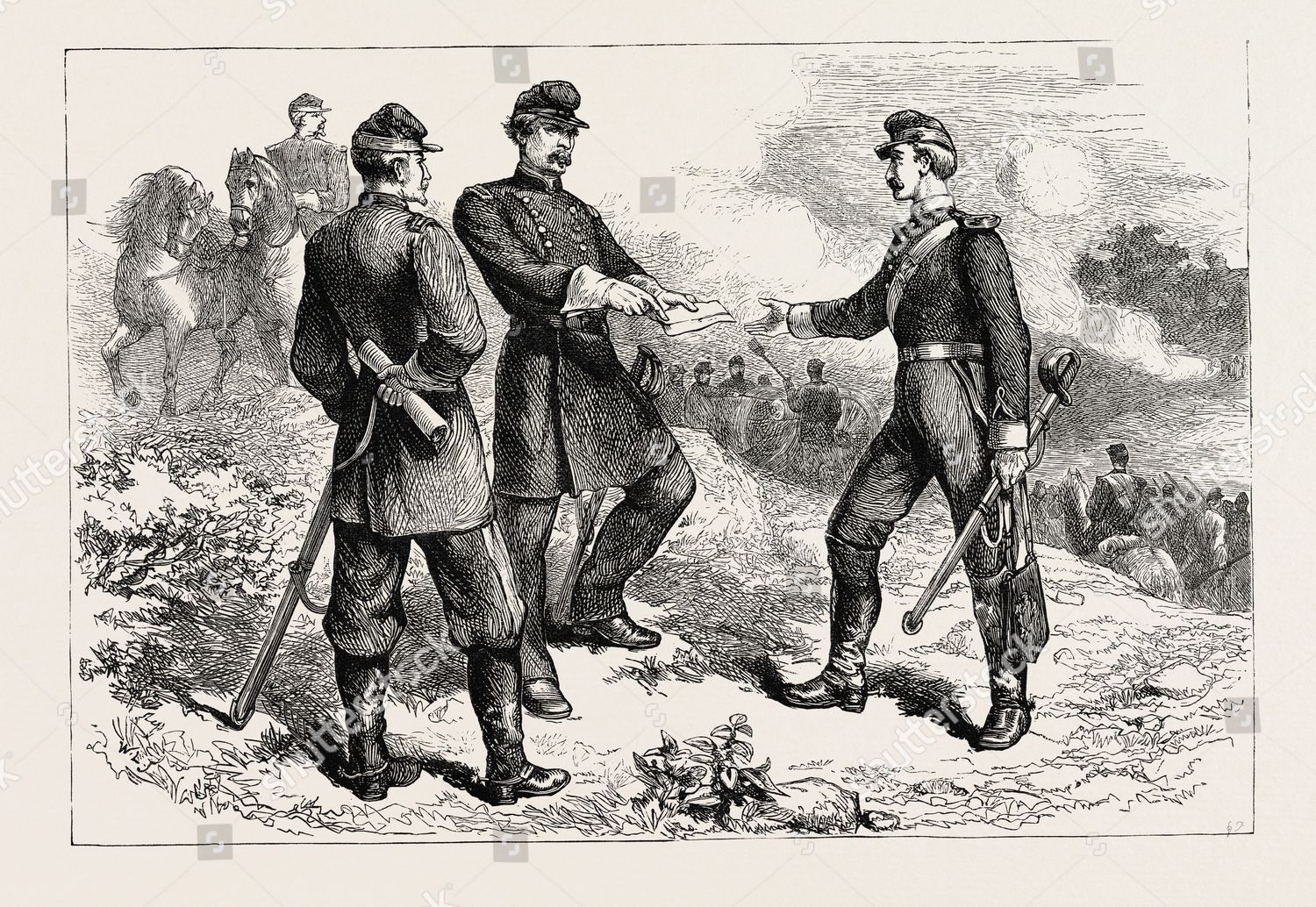 Mcclellan Battle Antietam American Civil War Editorial Stock Photo ...