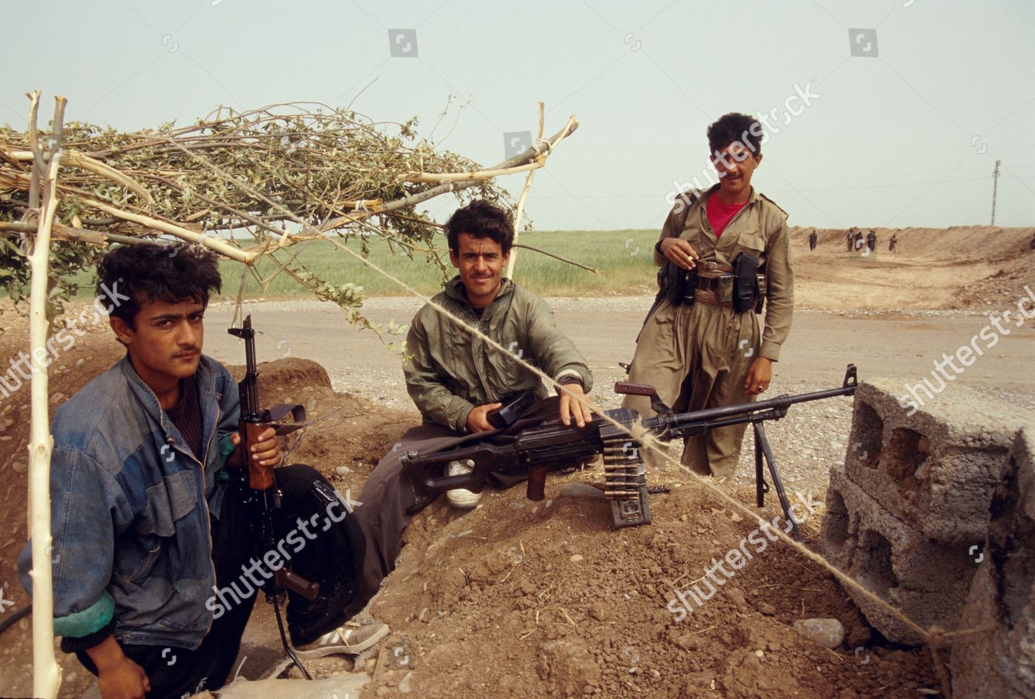 Kurdish Freedom Fighters Man Guard Post Editorial Stock Photo - Stock ...