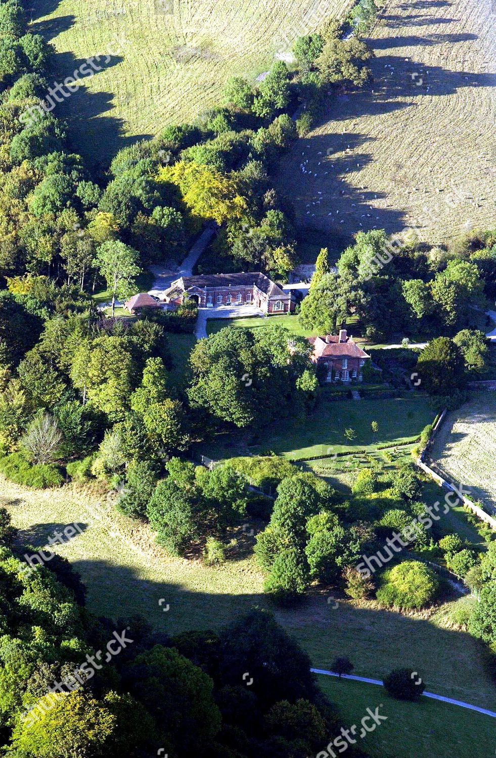 Aerial View Ashcombe House Residence Madonna Editorial Stock Photo ...