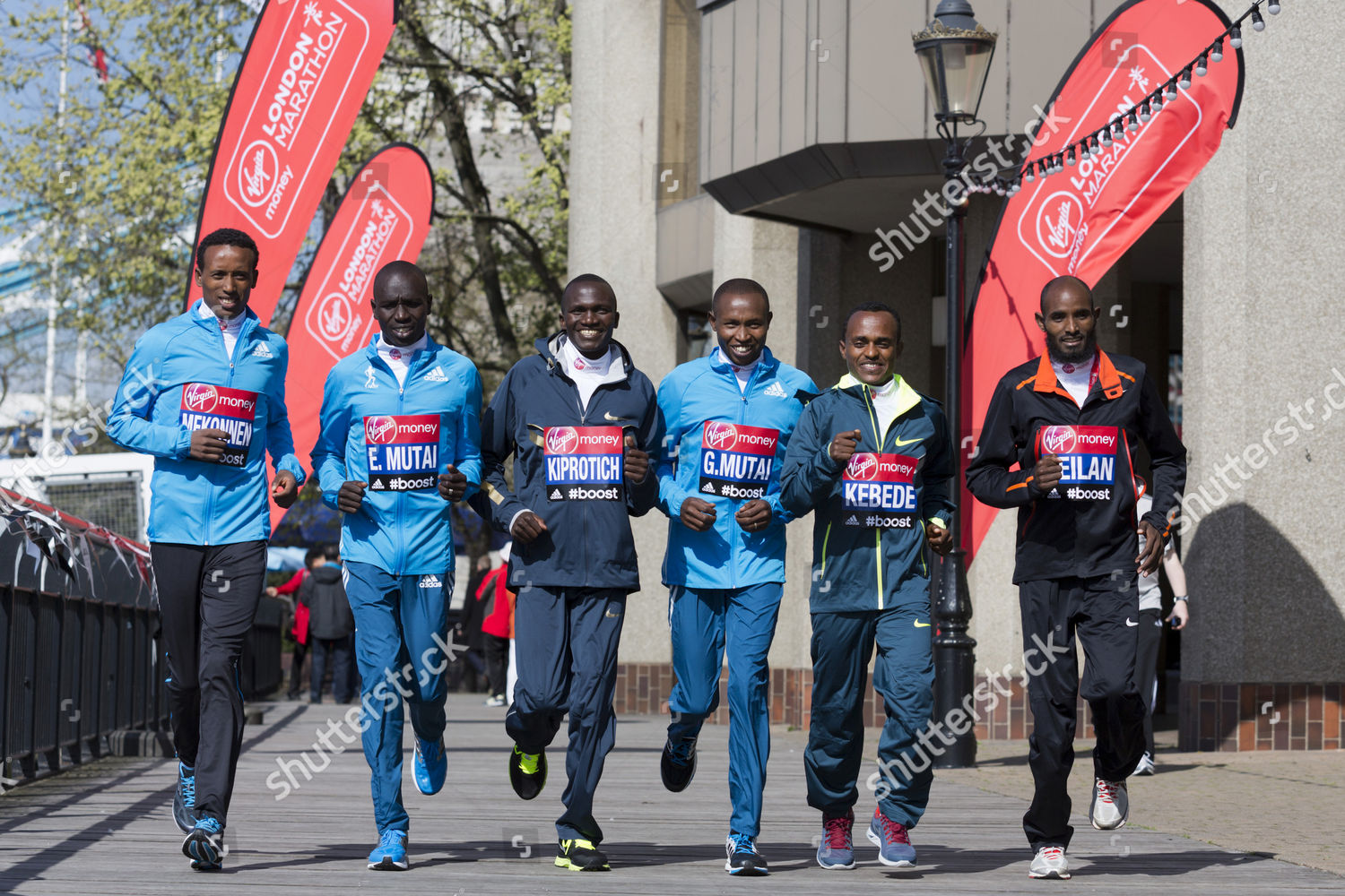 Six Worlds Best Marathon Runners Left Editorial Stock Photo - Stock ...