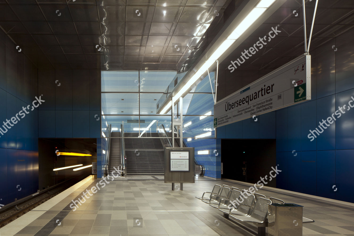 Ubahn Subway Station U4 Subway Line Editorial Stock Photo - Stock Image ...