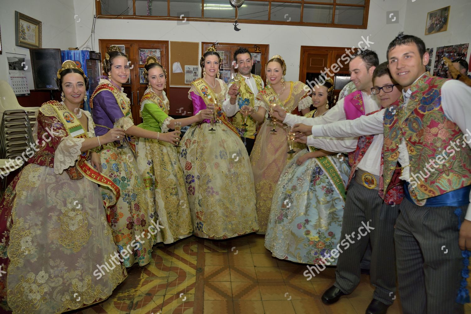 Ceremonial Opening Falla House By Falla Editorial Stock Photo - Stock ...
