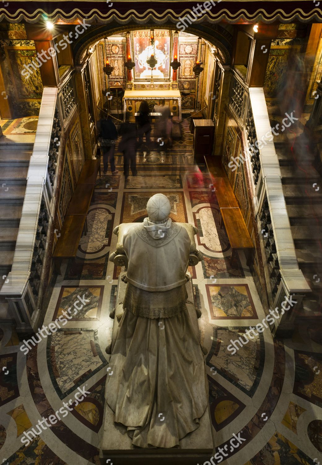 Statue Pope Pius Ix By Ignazio Editorial Stock Photo - Stock Image ...