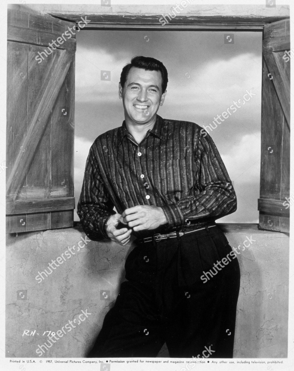 Film Stills 1957 Rock Hudson 1957 Editorial Stock Photo - Stock Image ...