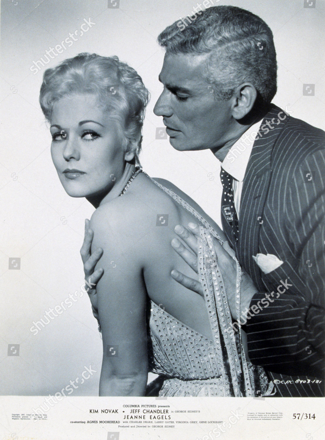 Film Stills Jeanne Eagles 1957 Jeff Editorial Stock Photo - Stock Image ...