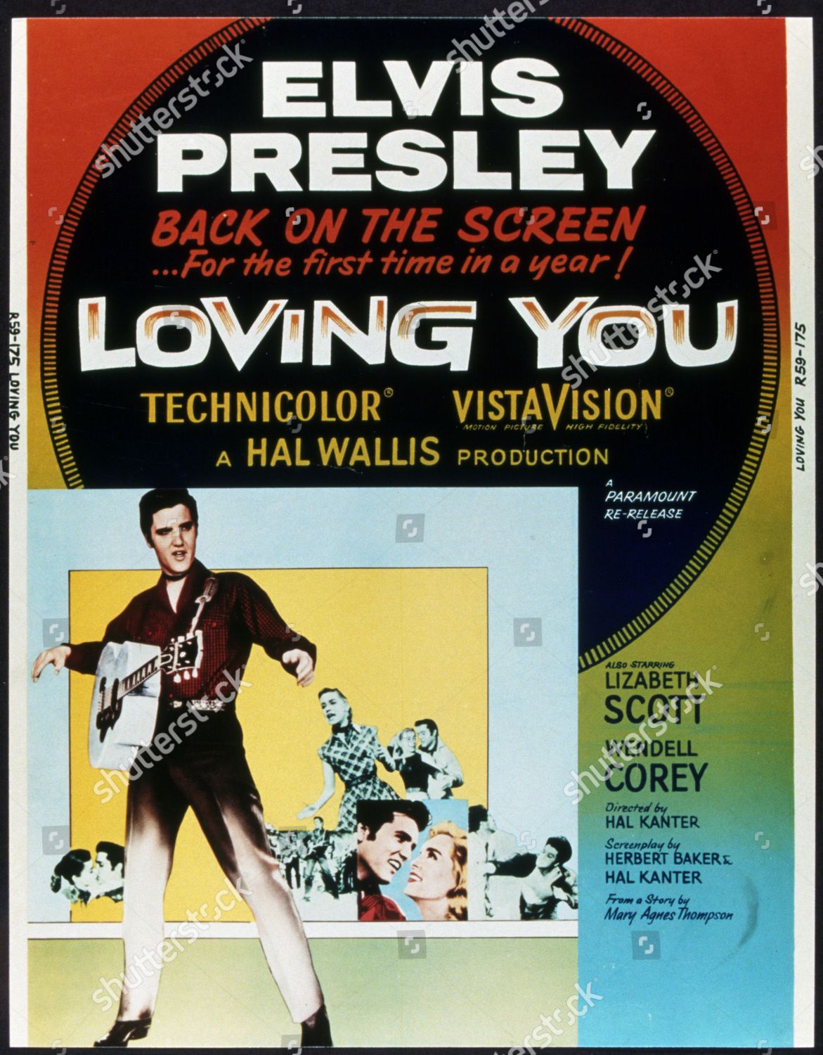 Film Stills Loving You 1957 Hal Editorial Stock Photo - Stock Image ...
