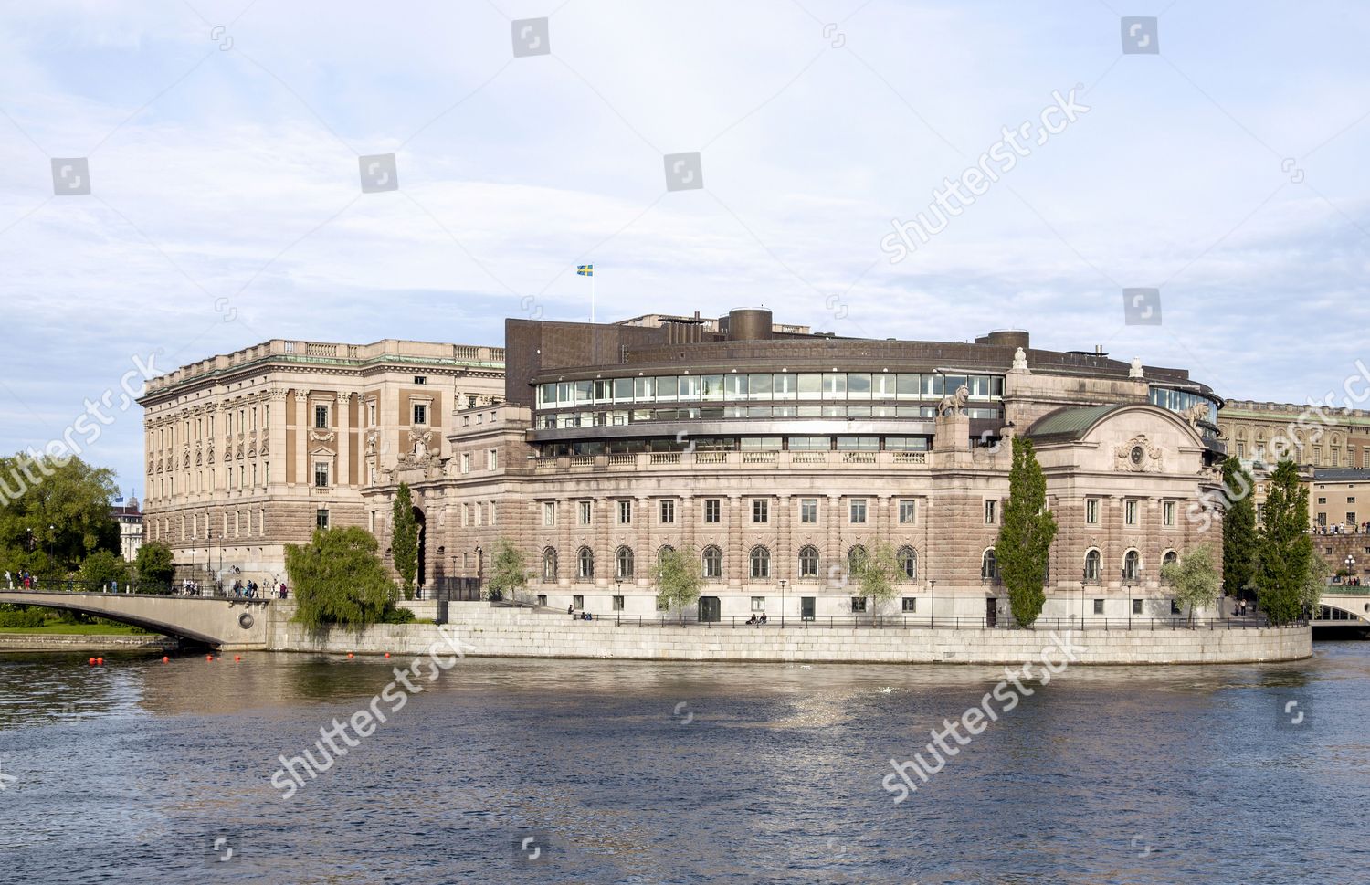 Swedish Parliament House Riksdagshuset Island Holy Editorial Stock ...