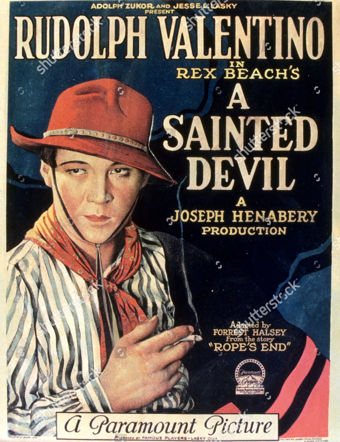 Film Stills Sainted Devil 1924 Rex Editorial Stock Photo - Stock Image ...