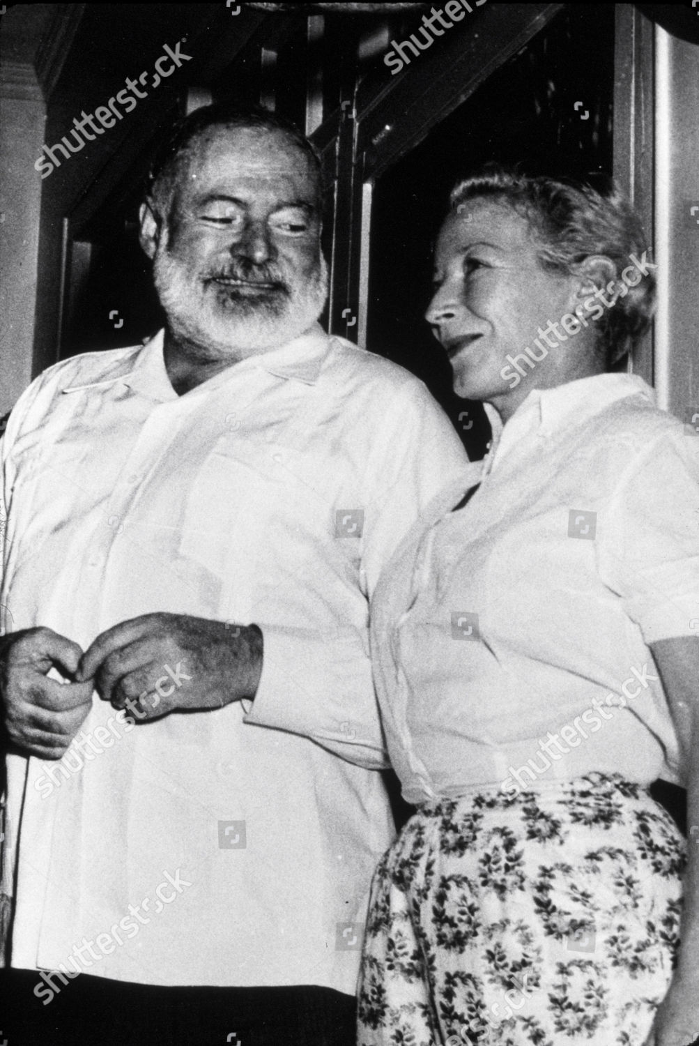 FILM STILLS 1954 ERNEST HEMINGWAY MARY Editorial Stock Photo - Stock ...