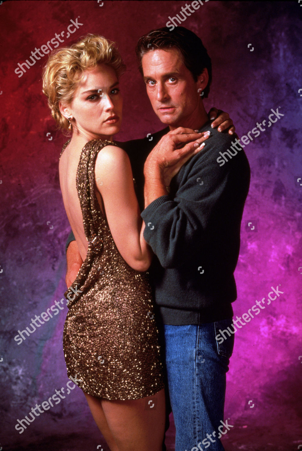 Basic Instinct 1992 Michael Douglas Sharon Editorial Stock Photo ...