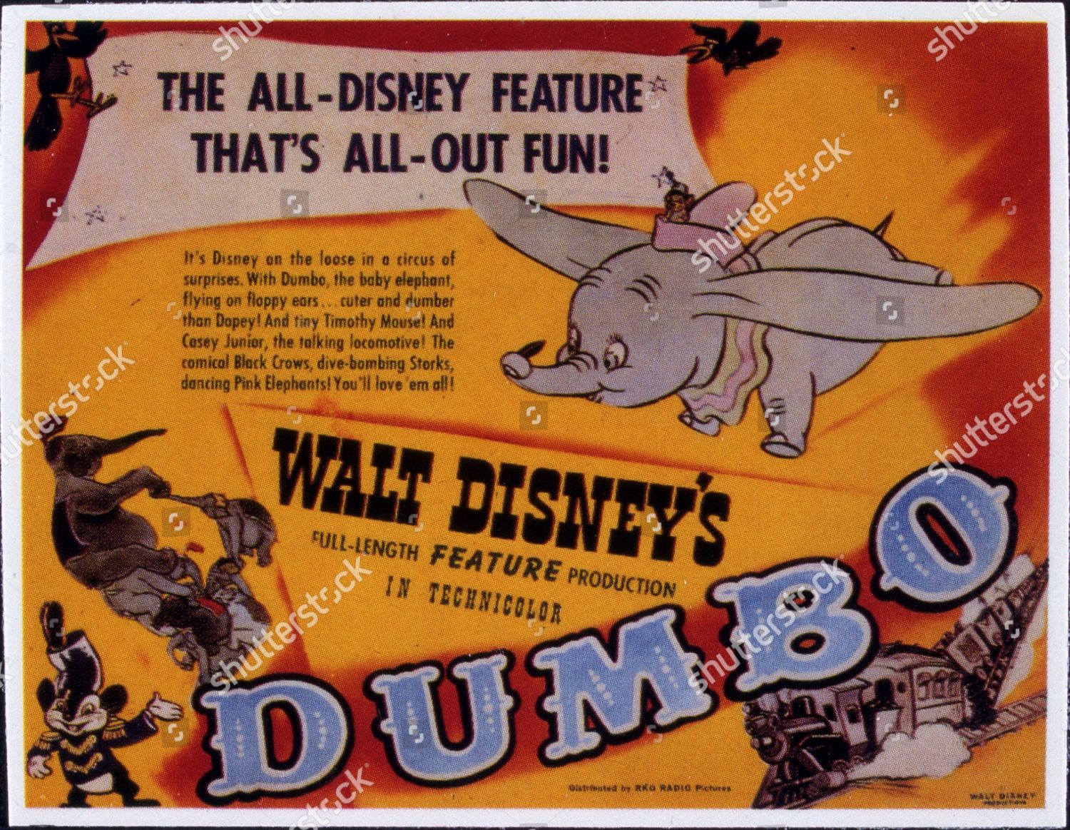 Film Stills Dumbo 1941 Elephant Circus Editorial Stock Photo - Stock ...