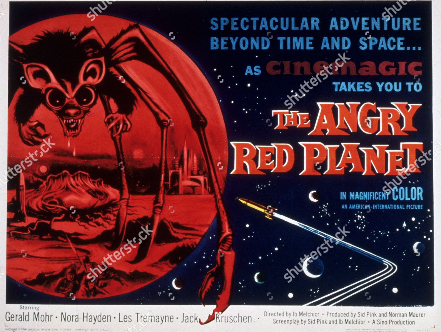 Film Stills Angry Red Planet 1959 Editorial Stock Photo - Stock Image ...