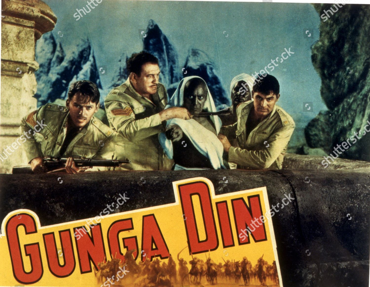 Film Stills Gunga Din 1939 Douglas Editorial Stock Photo - Stock Image ...