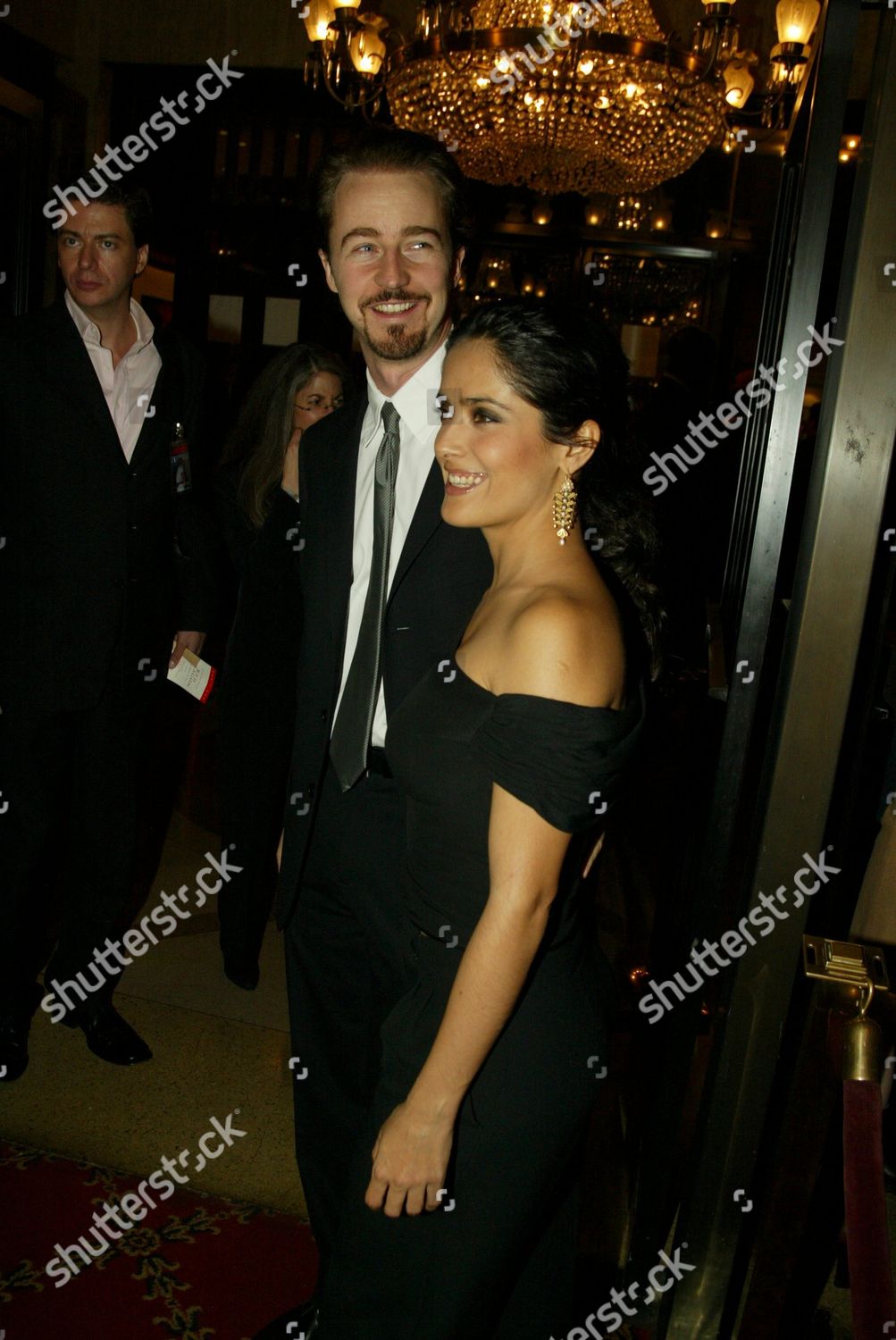 Salma Hayek Edward Norton Editorial Stock Photo - Stock Image ...