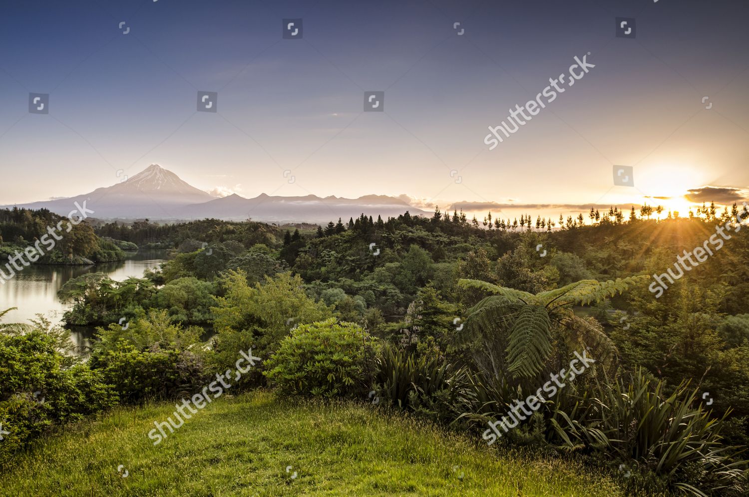 Mt Egmont Mt Taranaki Currently Inactive Editorial Stock Photo - Stock ...