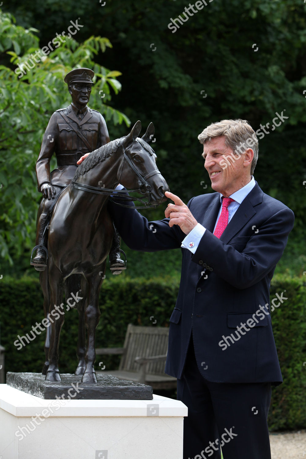Racing Journalist Author Brough Scott Admires Editorial Stock Photo ...