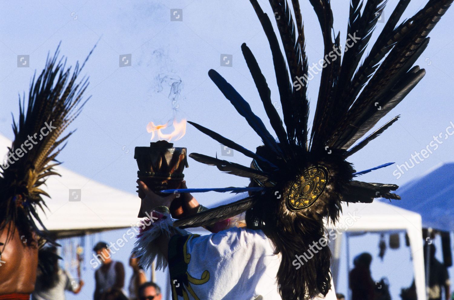 Aztec Woman Dressed Traditional Dance Regalia Editorial Stock Photo ...