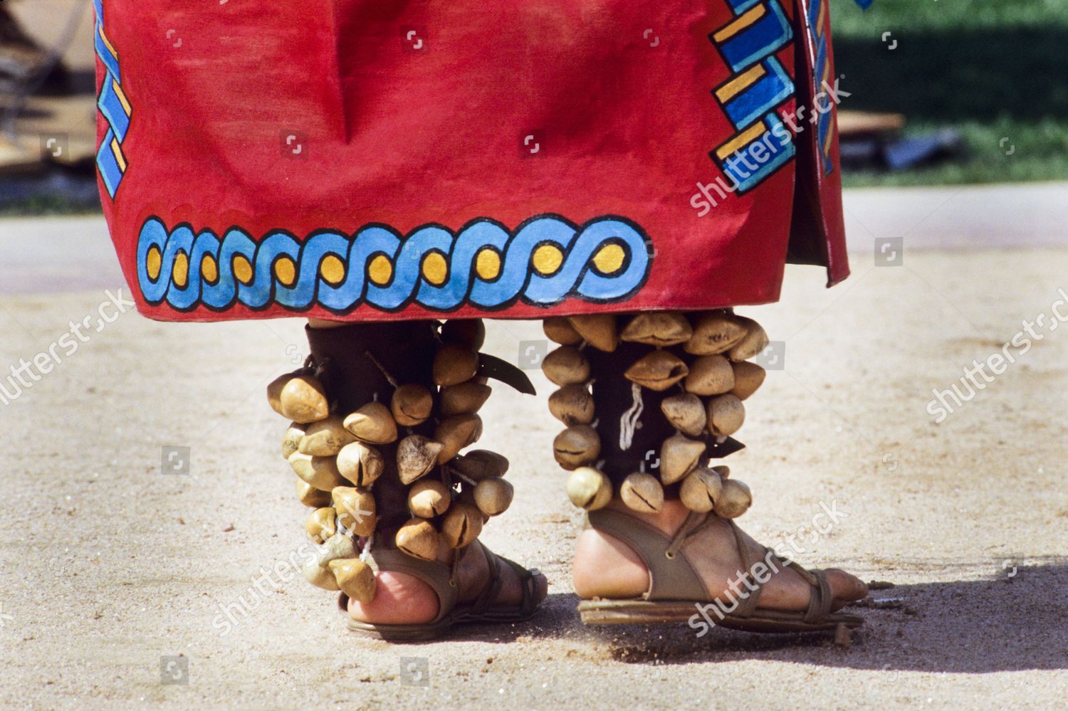 Aztec Leg Rattles Made Nut Shells Editorial Stock Photo - Stock Image ...
