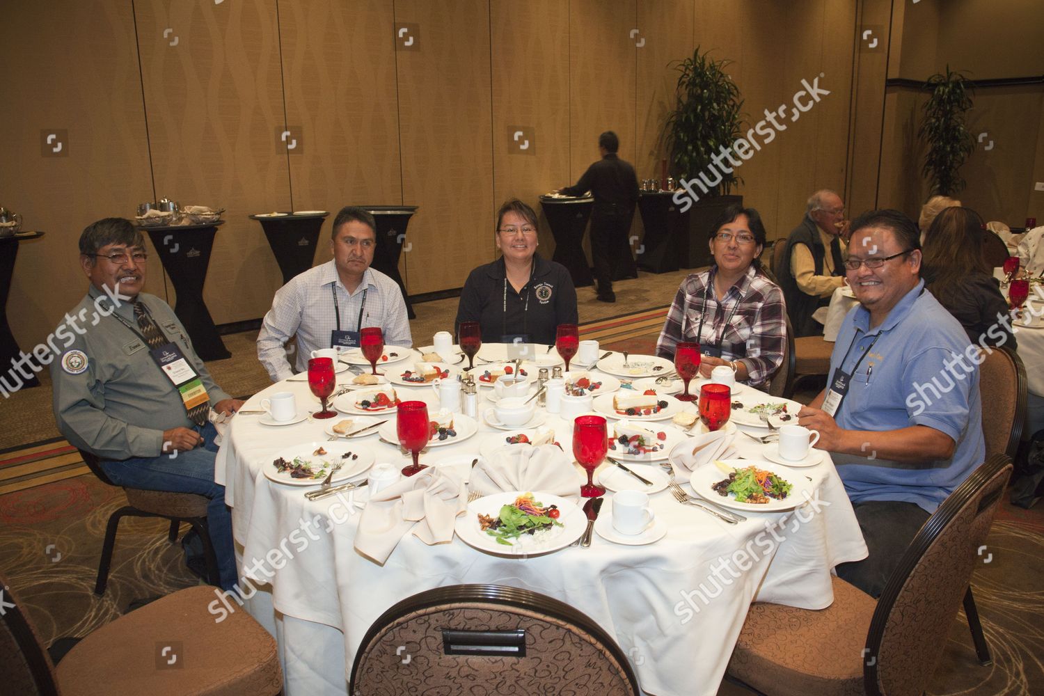 Group Conference Participants Navajo Transit System Editorial Stock ...
