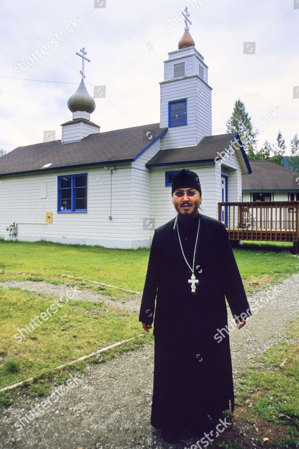 Alaskan Native Man Dressed Black Robes Editorial Stock Photo - Stock ...
