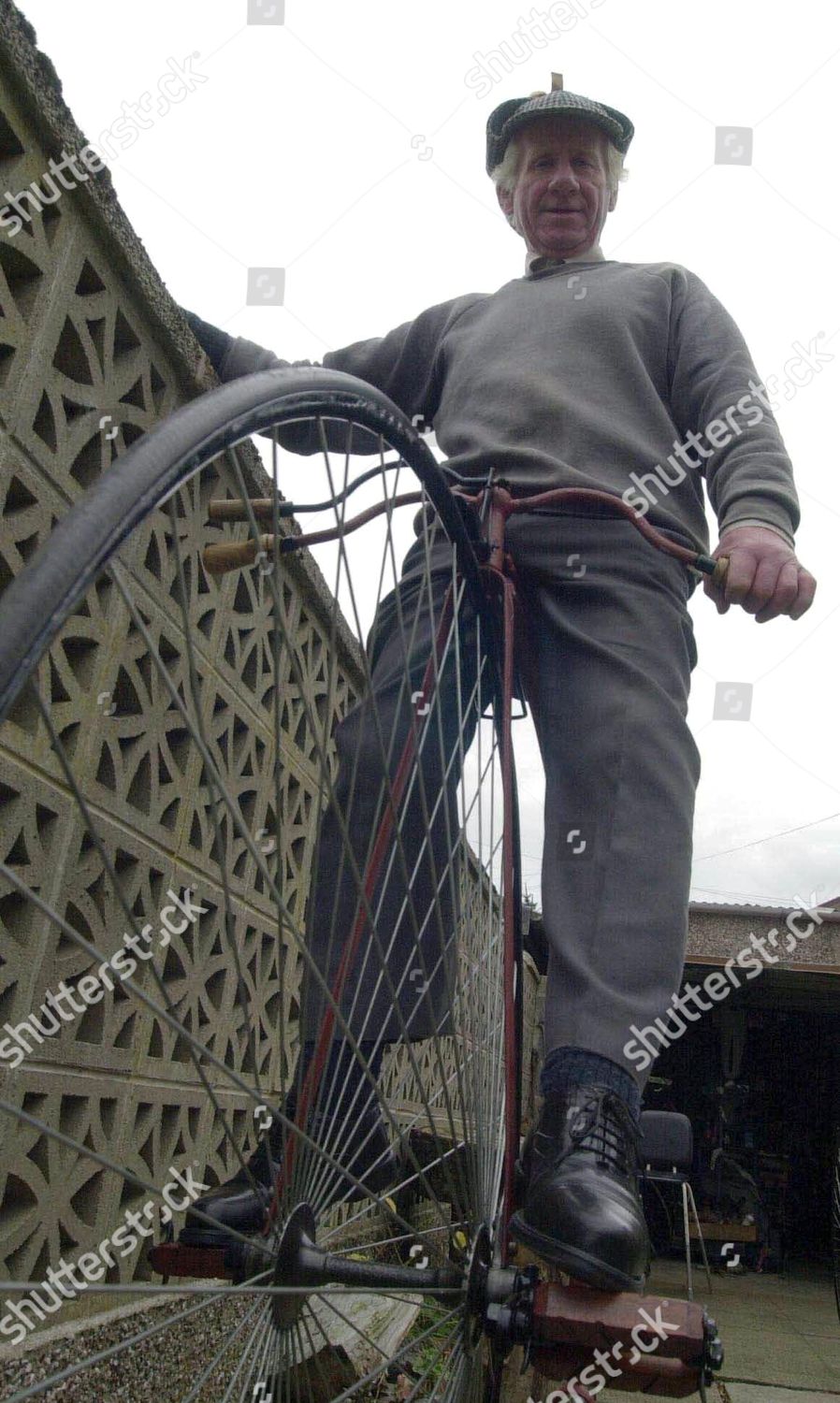 Dougie Smith Penny Farthing Bicycle Rebuilt Editorial Stock Photo ...