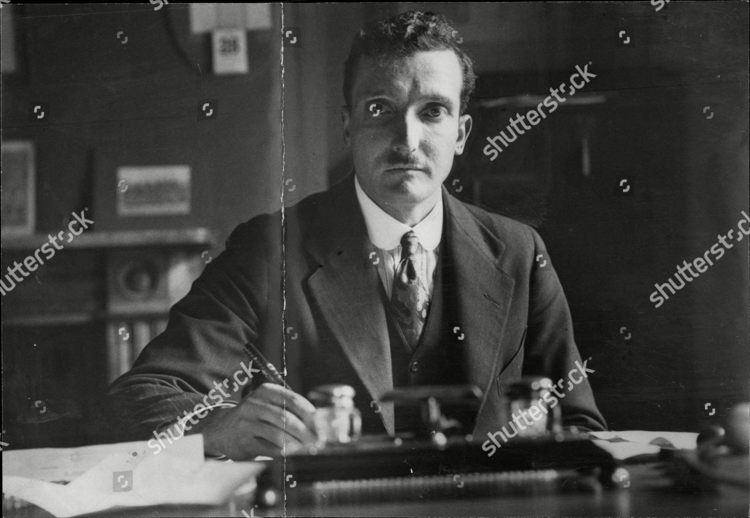 R Stanley Gledhill His Office He Editorial Stock Photo - Stock Image ...