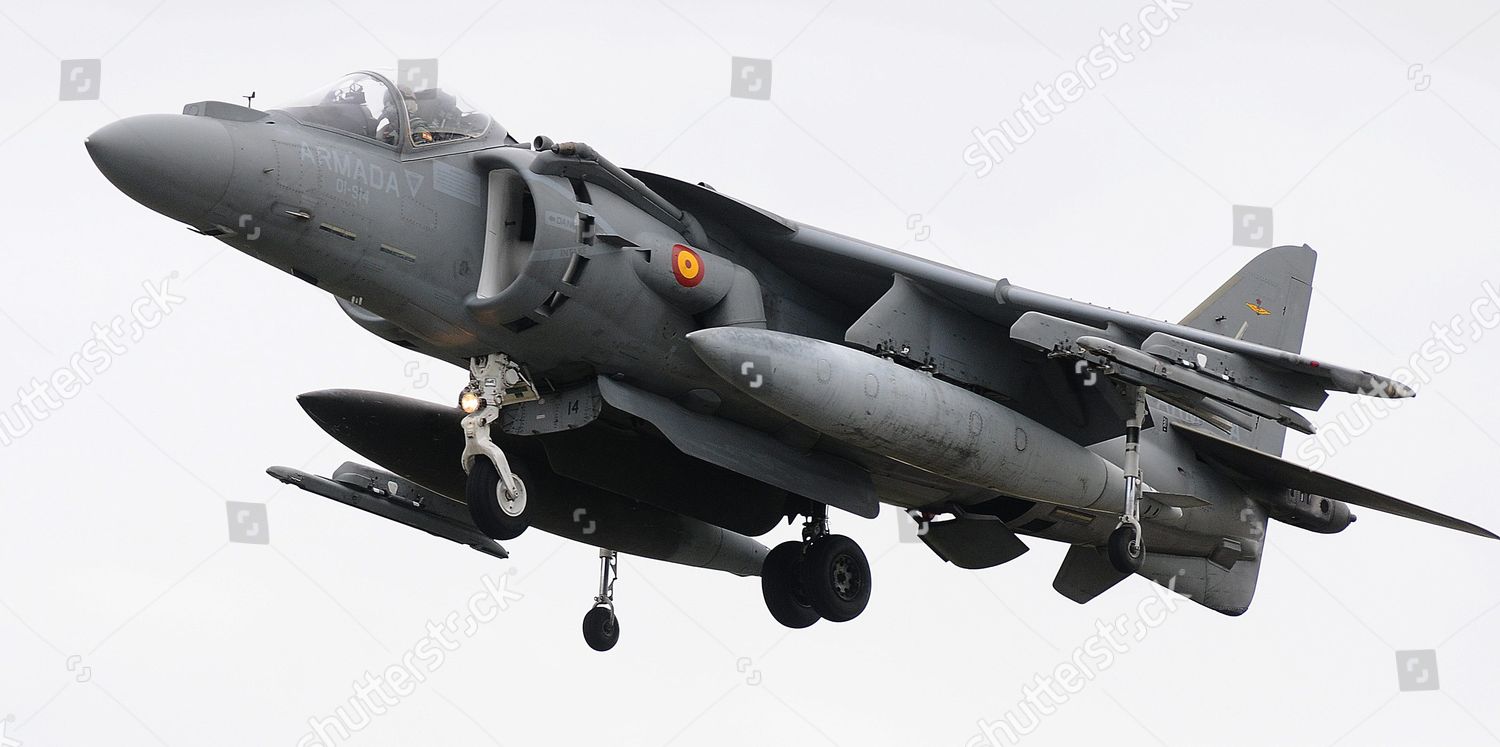 Spanish Harrier Jump Jet Editorial Stock Photo - Stock Image | Shutterstock