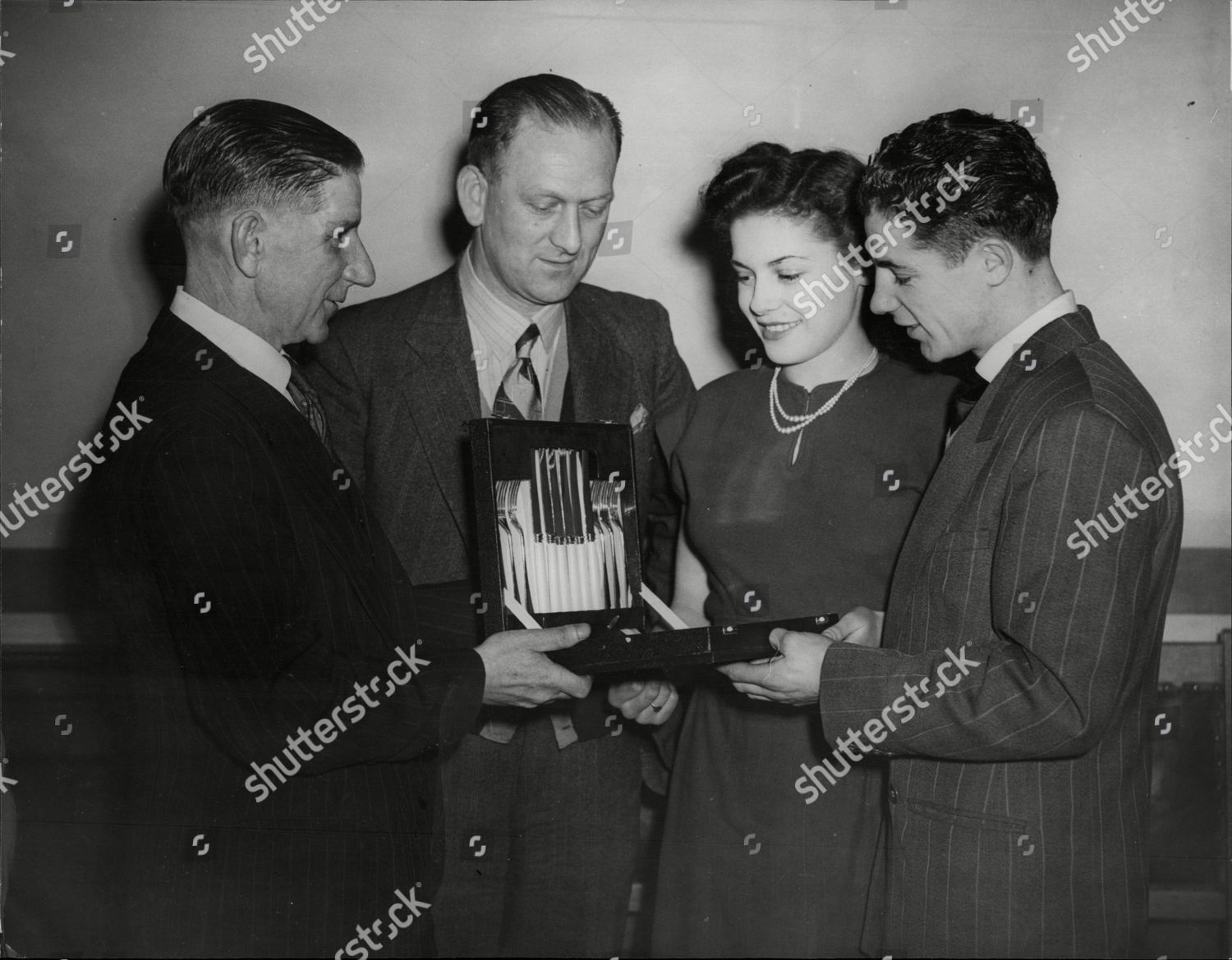 Boxer Peter Keenan Wife Presented Canteen Editorial Stock Photo - Stock ...