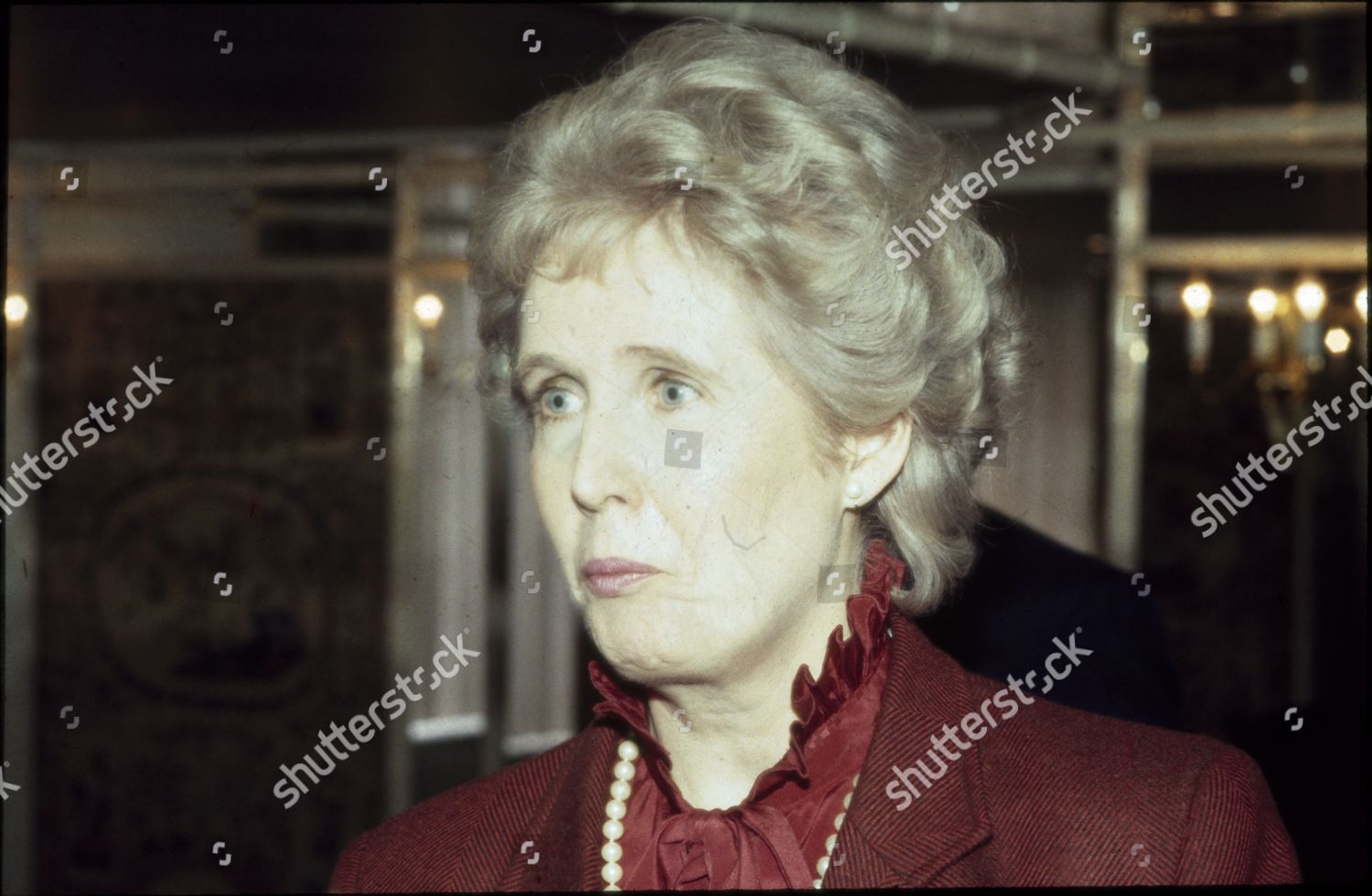 Lady Falkender Formerly Marcia Williams Secretary Editorial Stock Photo ...
