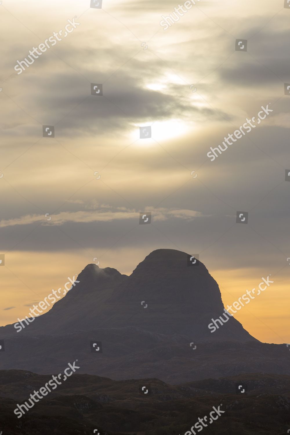 Suilven Most Iconic Peak Assynt Mountains Editorial Stock Photo - Stock ...