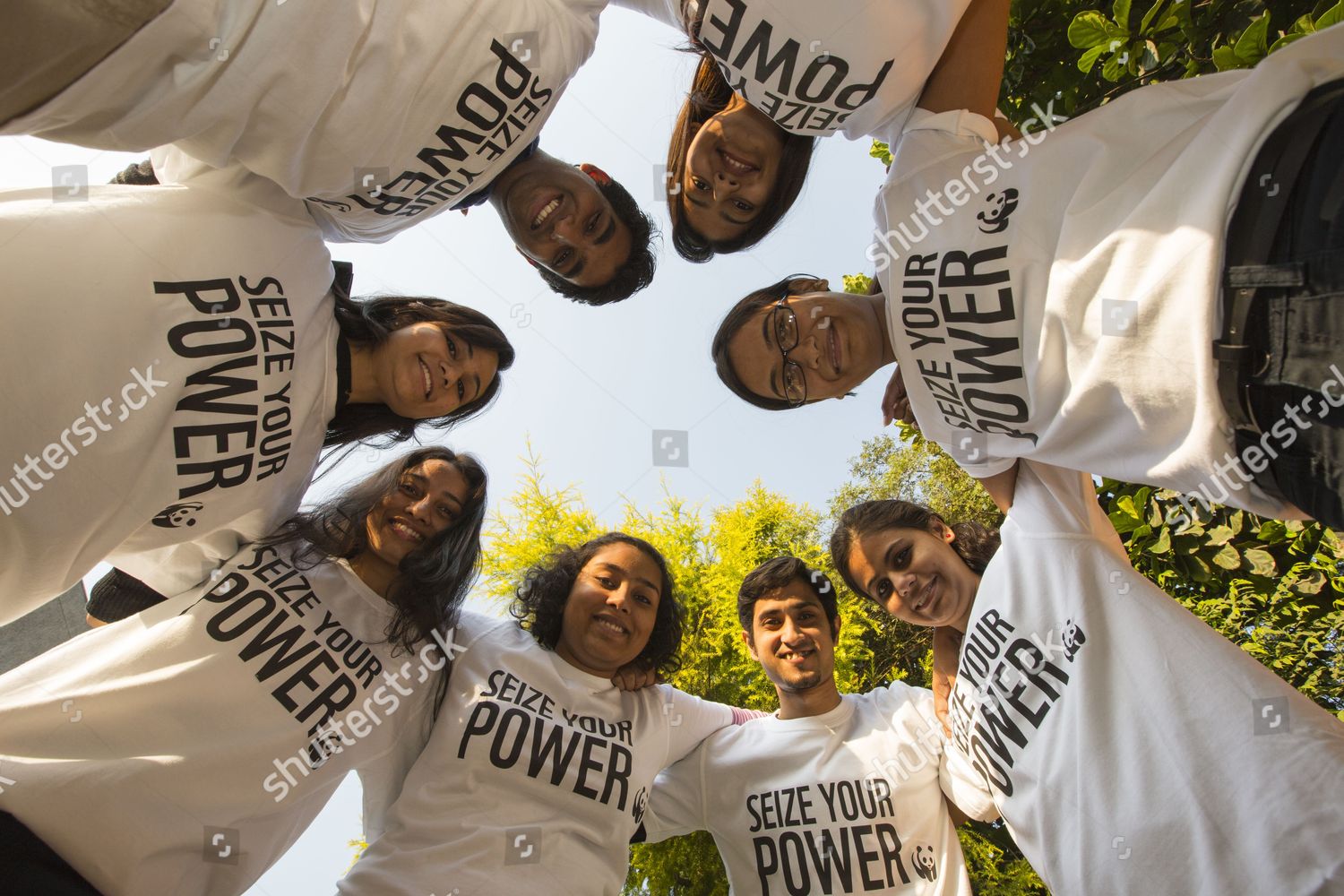 Wwf India Staff Wearing Seize Your Editorial Stock Photo - Stock Image ...
