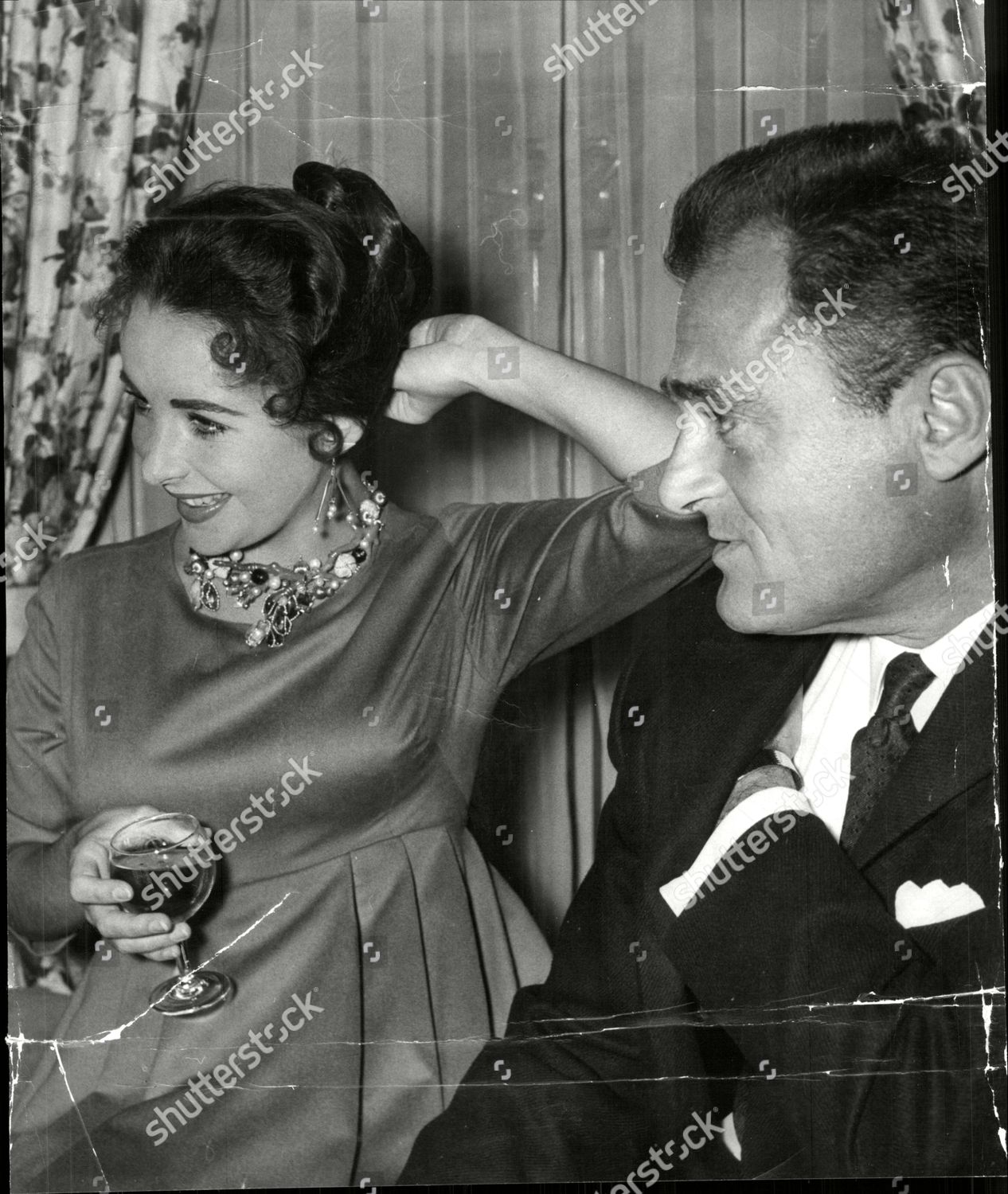 Actress Elizabeth Taylor Husband Mike Todd Editorial Stock Photo ...