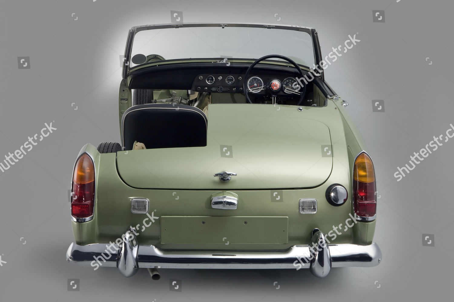 Mg Midget Chrome Bumper Cutaway Car Editorial Stock Photo - Stock Image ...