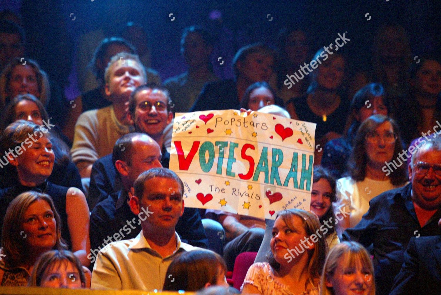 Audience Homemade Banner Editorial Stock Photo - Stock Image | Shutterstock