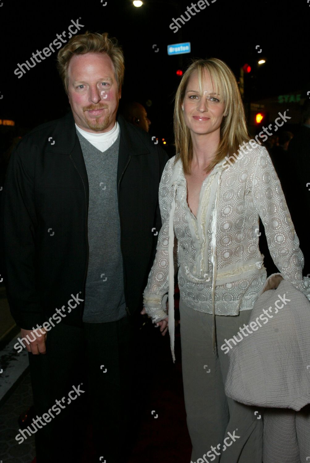 Matthew Carnahan Helen Hunt Editorial Stock Photo - Stock Image ...