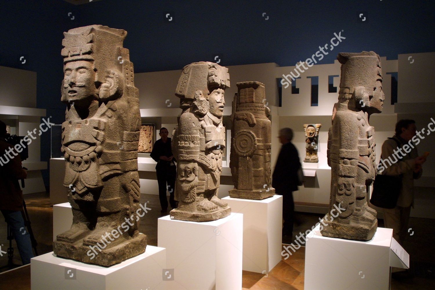 Visitors Aztecs Exhibition Editorial Stock Photo - Stock Image ...