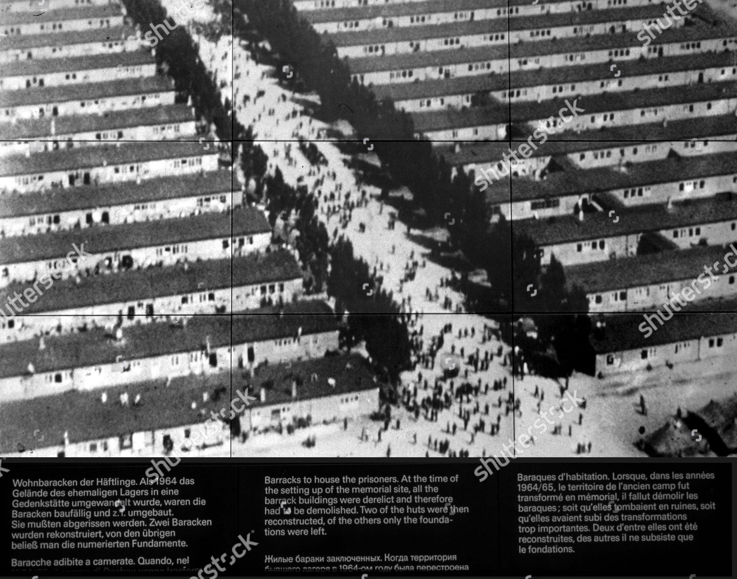 Dachau Concentration Camp Looks Today Aerial Editorial Stock Photo ...