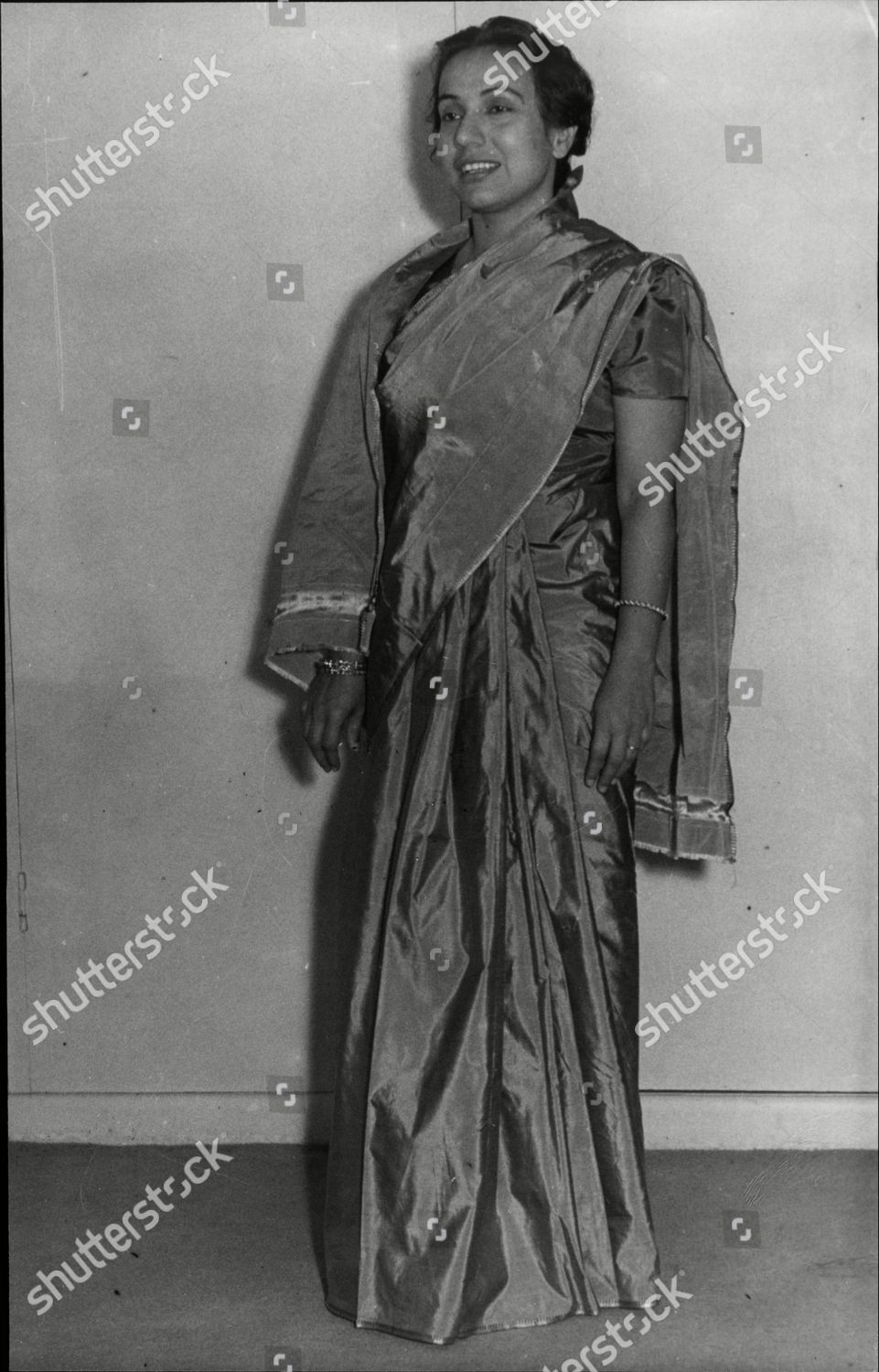 Begum Shaista Ikramullah First Female Representative Editorial Stock ...