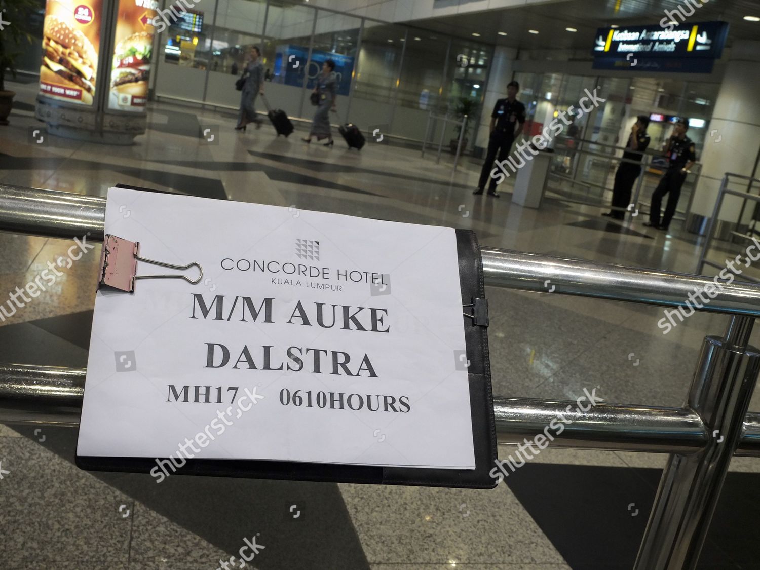 Hotels Welcome Notice Belonging Auke Dalstra Editorial Stock Photo ...