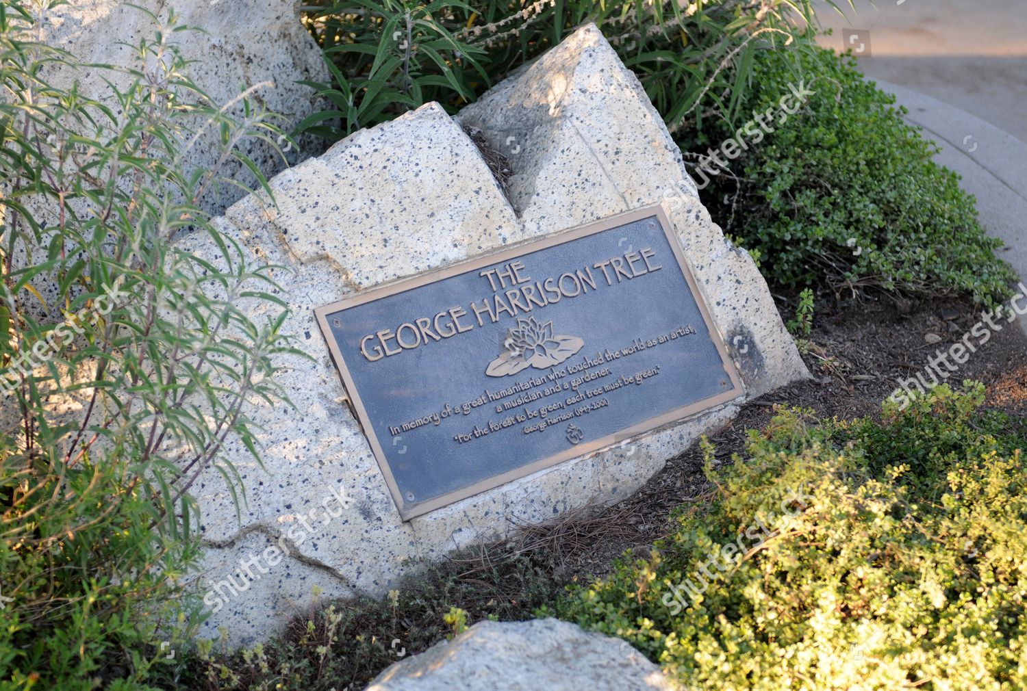 George Harrison Memorial Plaque Editorial Stock Photo - Stock Image ...