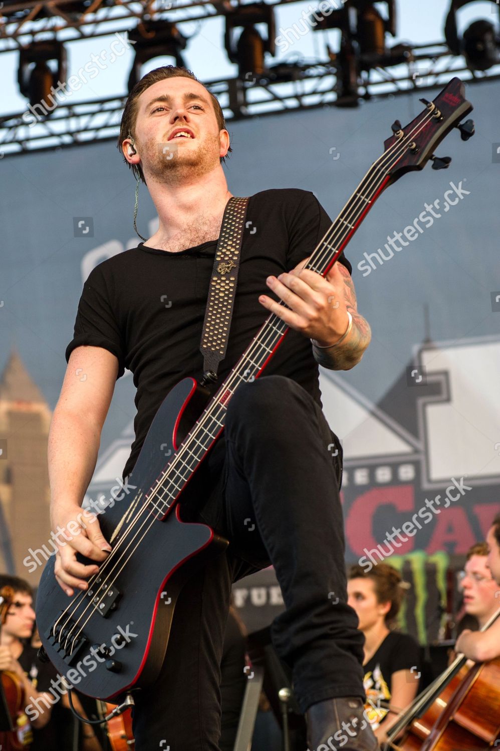 Sam Bettley Asking Alexandria Editorial Stock Photo - Stock Image ...