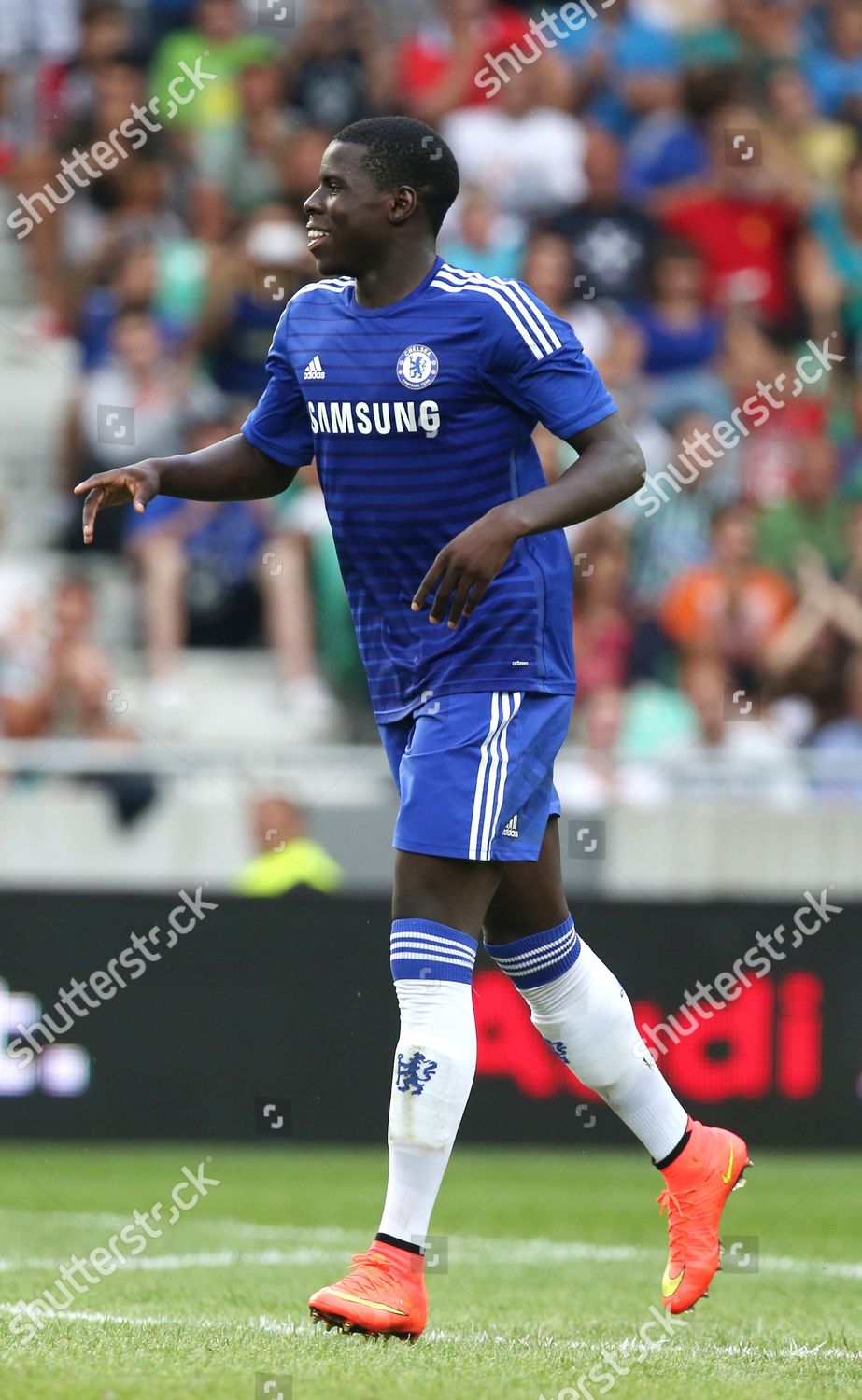 Kurt Zouma Celebrates Scoring 2nd Goal Editorial Stock Photo - Stock ...