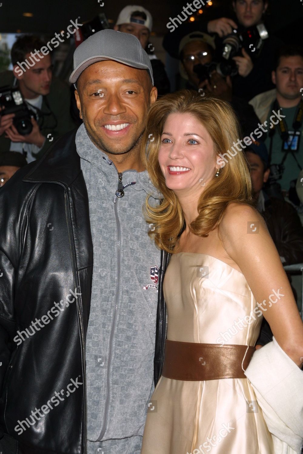 Russell Simmons Left Candace Bushnell Arriving Editorial Stock Photo ...