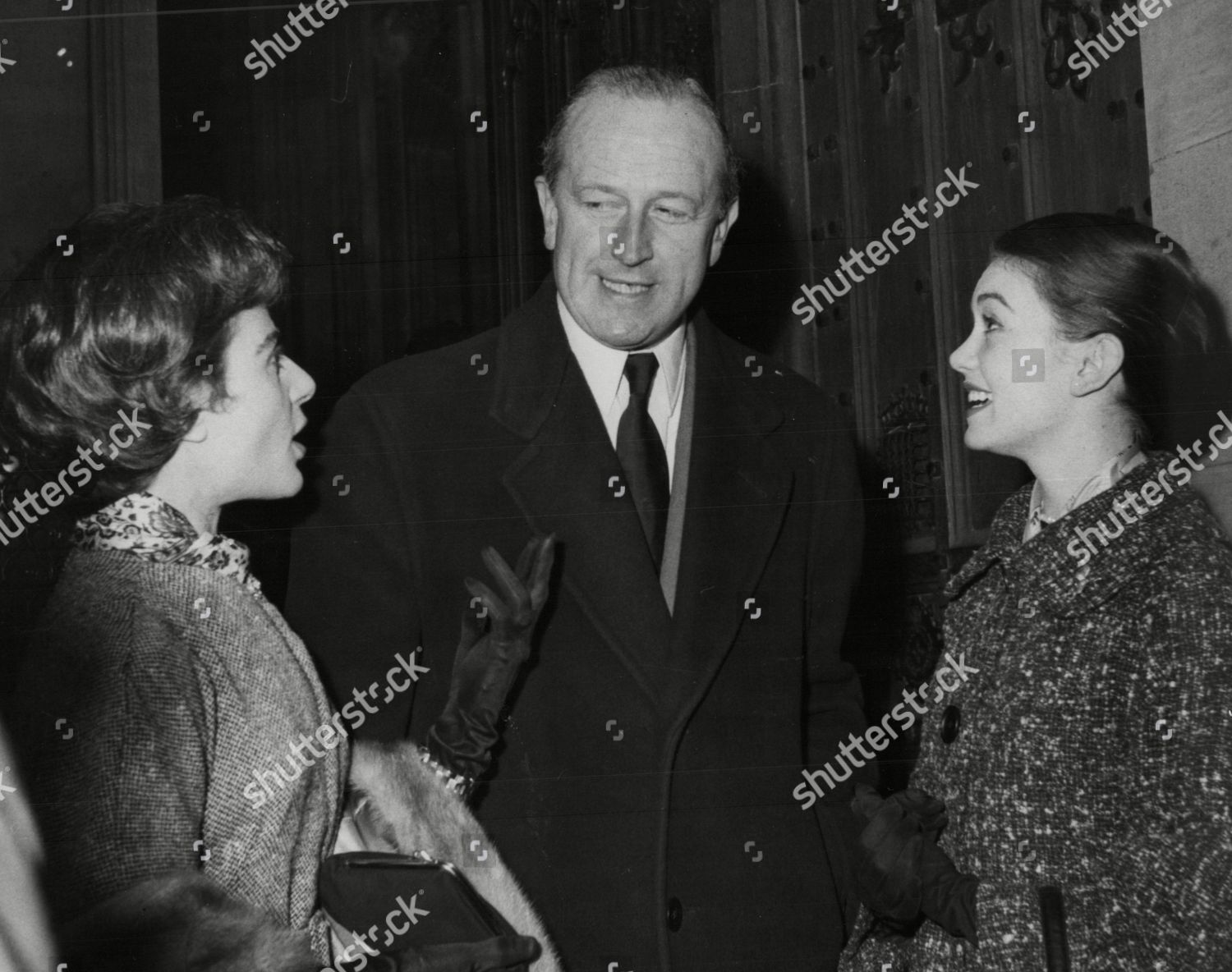 Actress Yvonne Mitchell Left Arthur Watkins Editorial Stock Photo ...