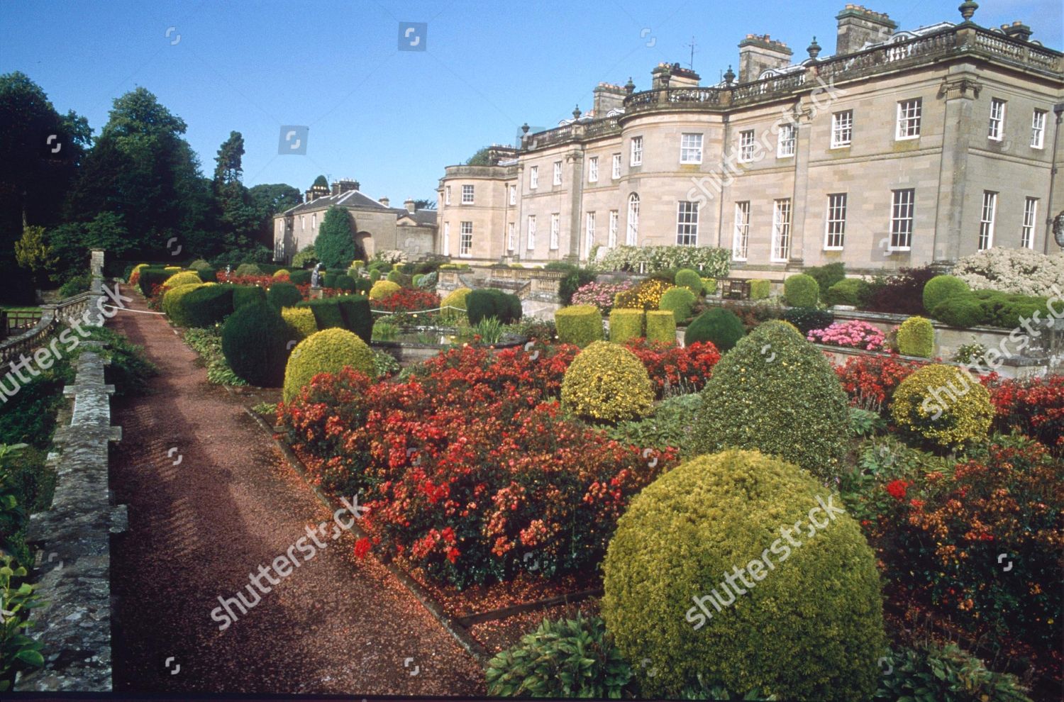 Manderston House Duns Berwickshire Scotland Home Editorial Stock Photo ...